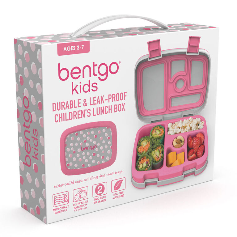 Bentgo Kids Prints Leak-Proof, 5-Compartment Bento-Style Kids Lunch Box ...