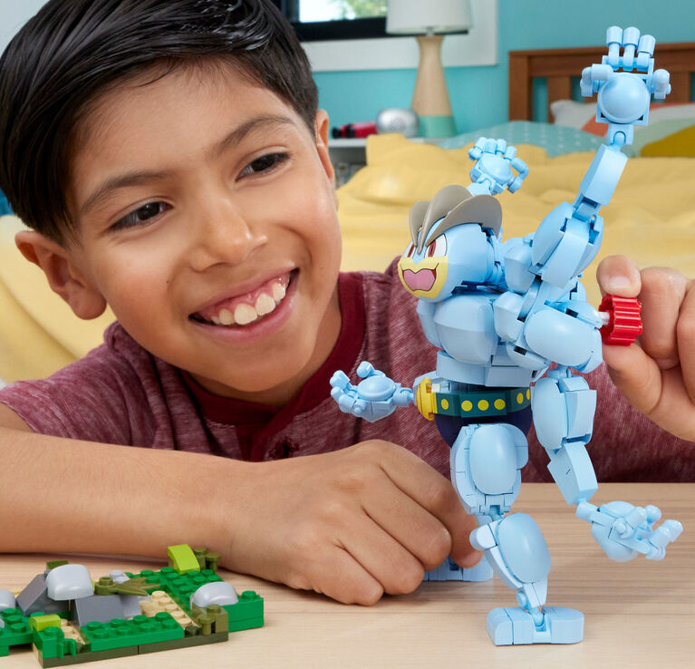 MEGA Pokémon Machamp Building Toy Kit (399 Pieces) with 1 Poseable ...