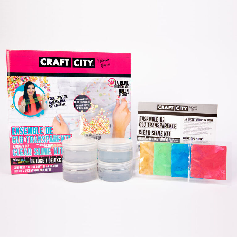 Craft City by Karina Garcia DIY Clear Slime Kit - R Exclusive | Toys R ...