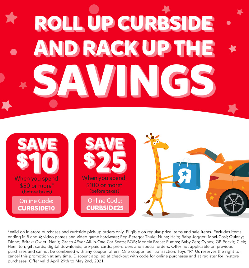 roll up curbside and rack up the savings