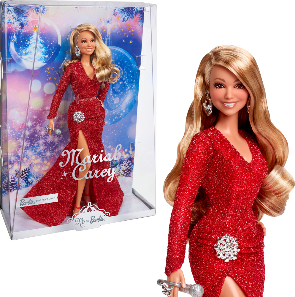 Mariah Carey Barbie Doll, Holiday Celebration Collectible | Toys R Us ...