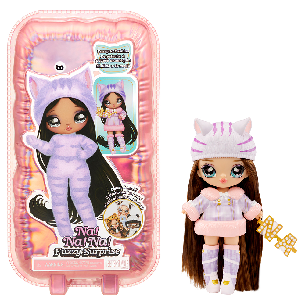 Na Na Na Fuzzy Surprise série 1 Catie Cat - Poupée-mannequin articulée ...