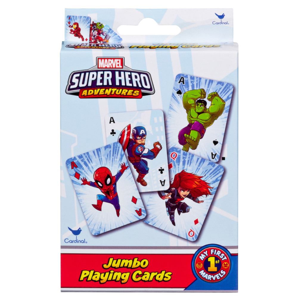 Marvel Superhero Adventures Jumbo Playing Cards | Toys R Us Canada