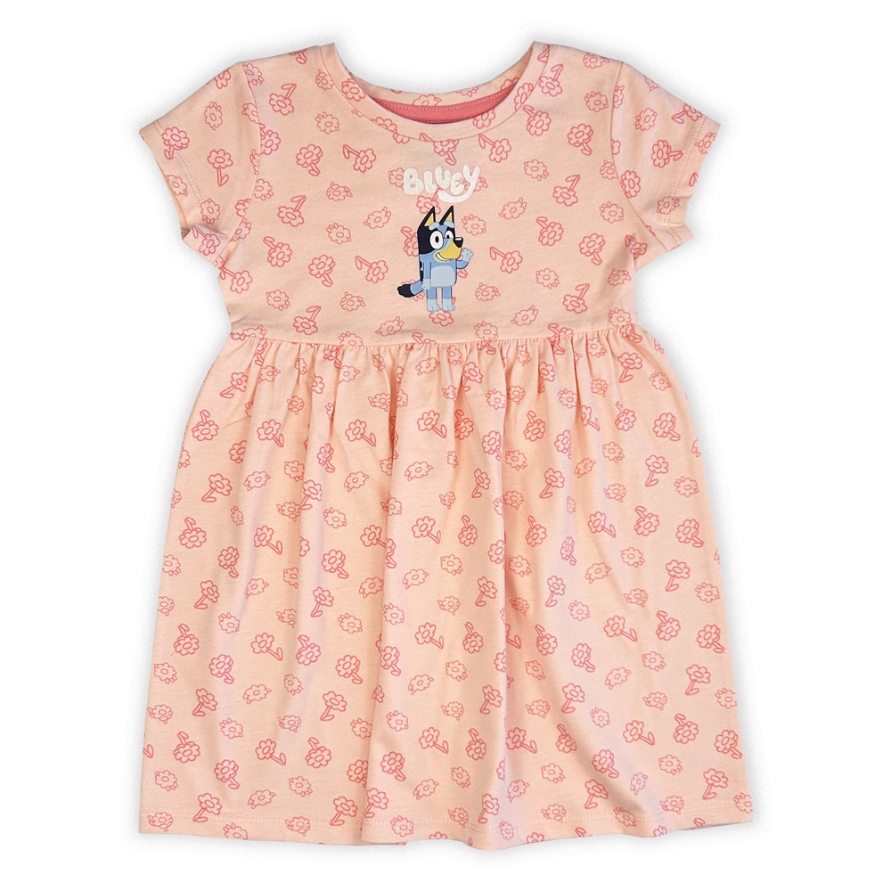 Robe Bluey à manches courtes - Rose | Babies R Us Canada