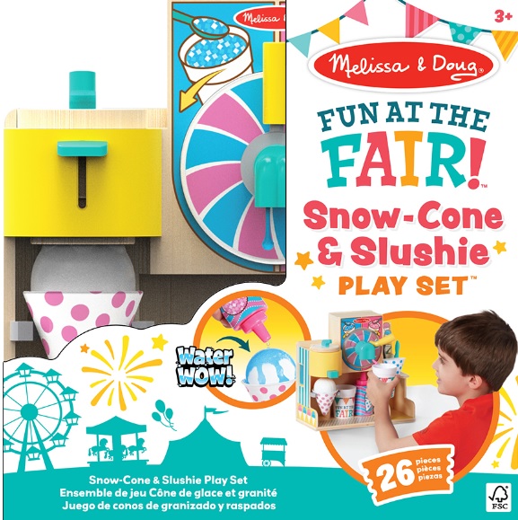 Melissa and Doug - Fun At the Fair-Snow-Cone and Slushie Play set ...