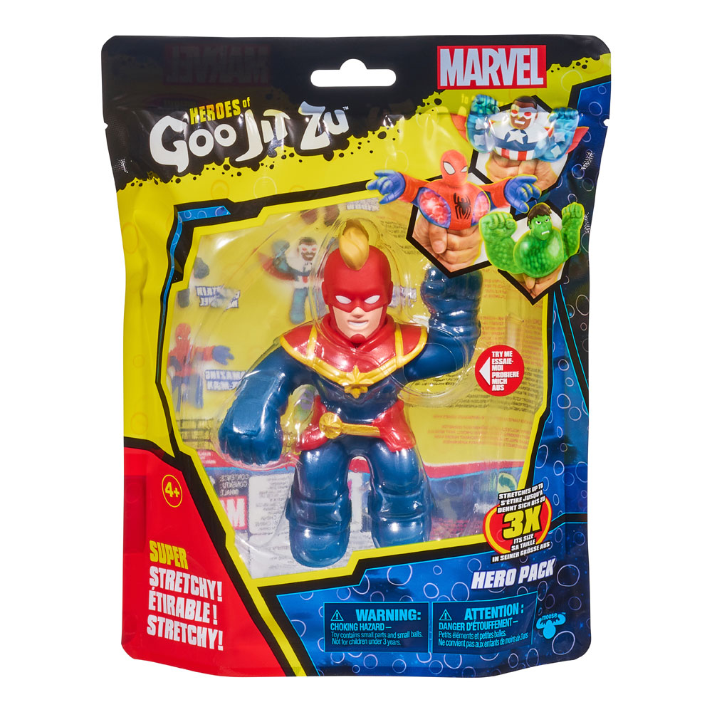 Heroes Of Goo Jit Zu Marvel S5 Hero Pack Captain Marvel | Toys R Us Canada
