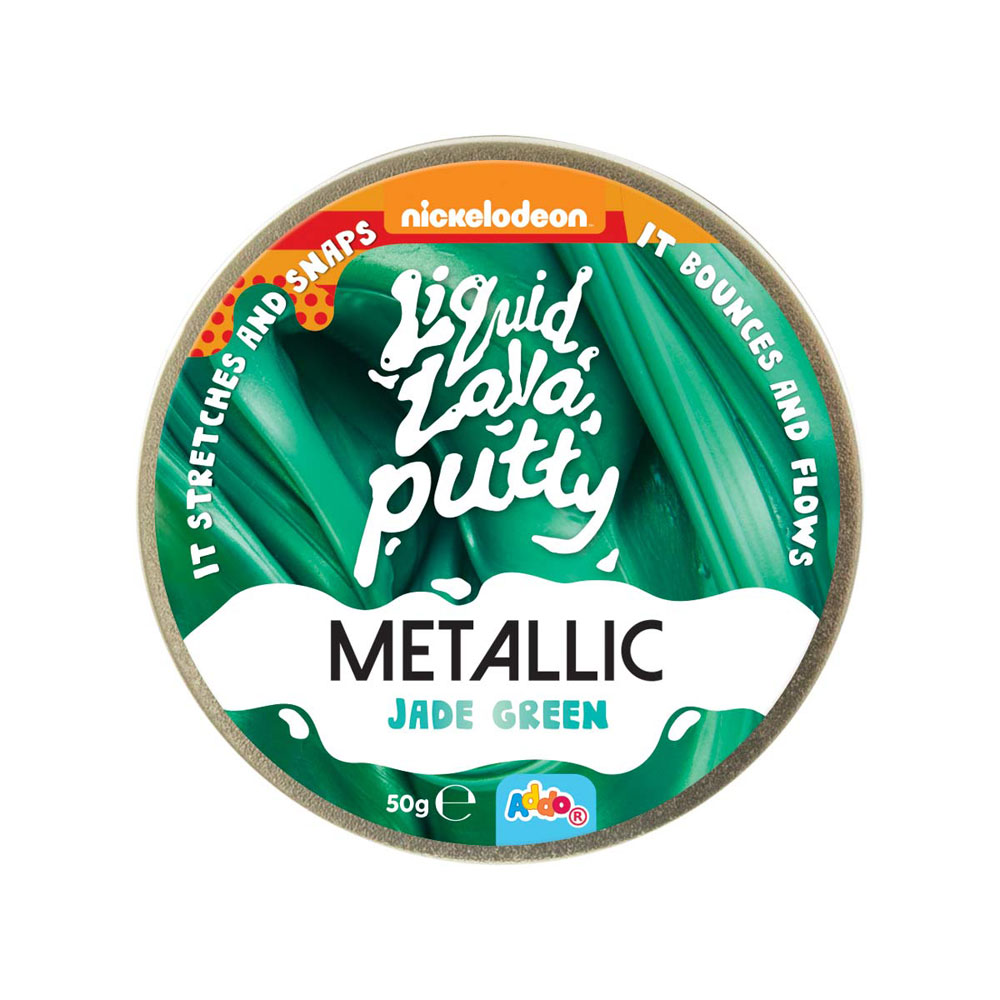 Nickelodeon Liquid Lava Putty Metallic Jade Green - R Exclusive | Toys ...