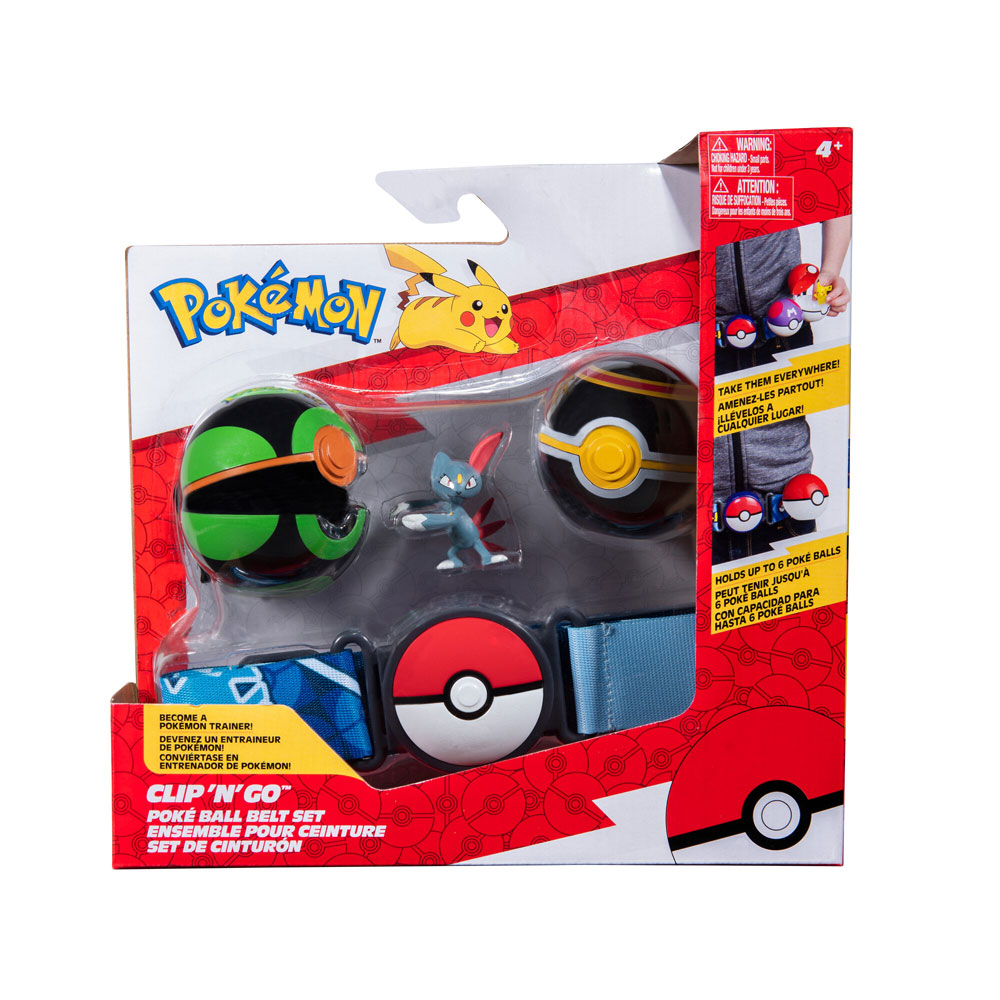 Pokémon Clip 'N' Go Belt Set - Sneasel + Dusk Ball and Luxury Ball ...