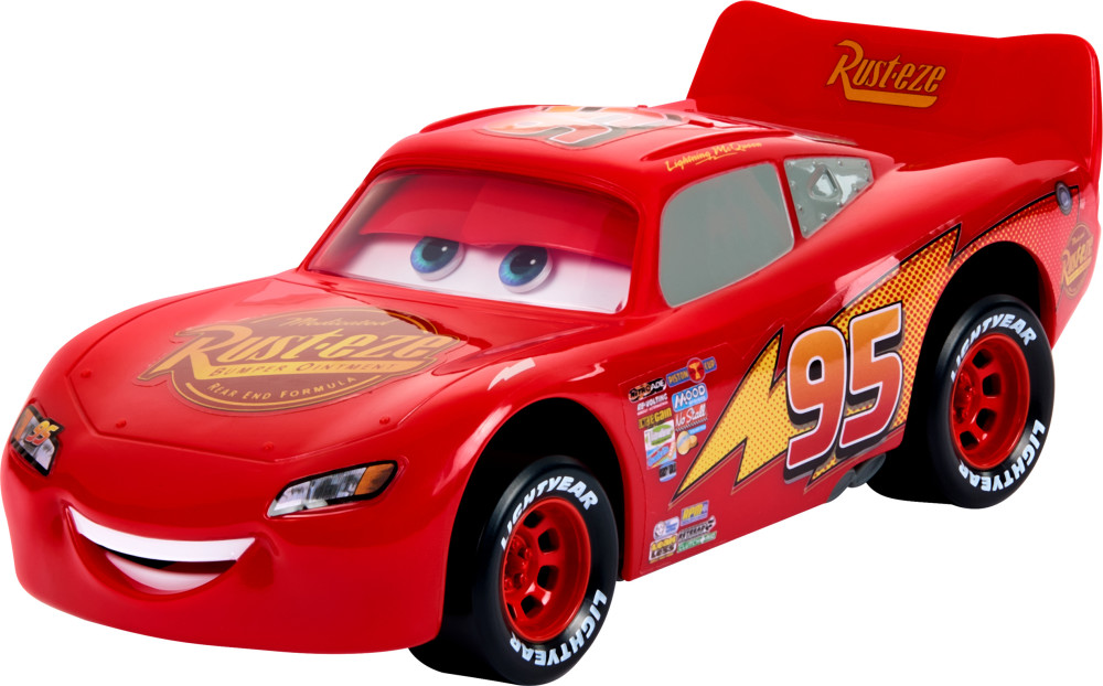 Voiture Disney · Pixar Cars Flash McQUEEN En Mouvement avec les yeux et la bouche qui bougent ...