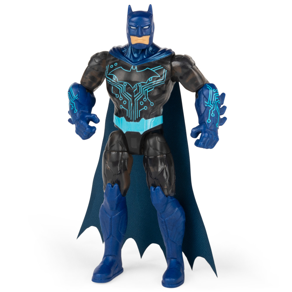 Bat-Tech Batman 4-inch Action Figure with 3 Mystery Accessories | Toys ...