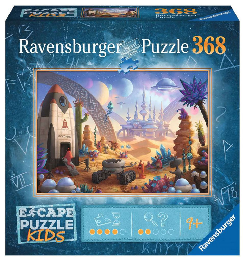 Ravensburger ESCAPE Kids: Space Storm Strike 368-Piece Jigsaw Puzzle ...