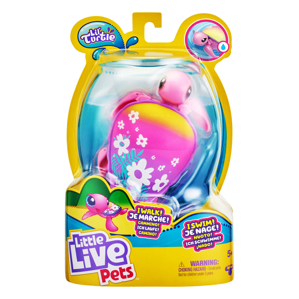 Little Live Pets Lil' Turtle S10 Single Pack Beachbloom | Toys R Us Canada