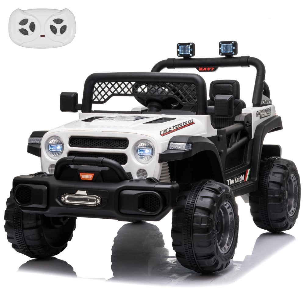 Voltz Toys Jeep with Remote, White | Toys R Us Canada