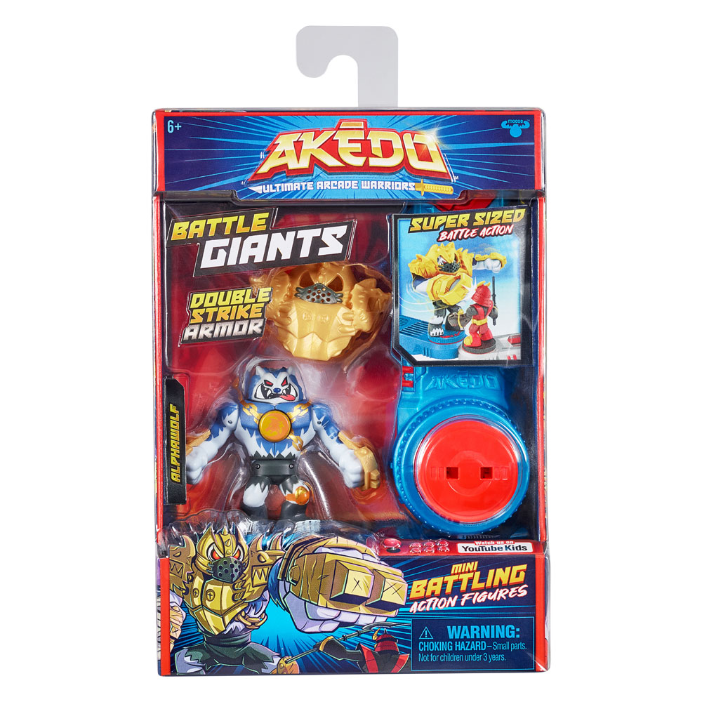 Akedo Ultimate Arcade Warriors Battle Giants - Alphawolf | Toys R Us Canada