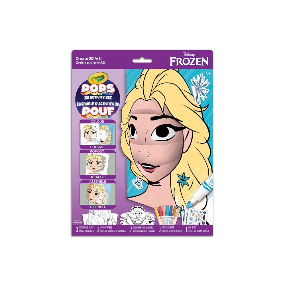 Crayola POPs 3D Kids Art Set, Disney Frozen | Toys R Us Canada
