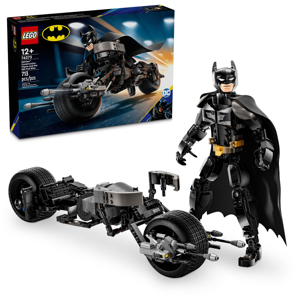 LEGO DC Batman : Batman Construction Figure & the Bat-Pod Bike Dark ...