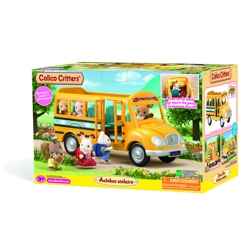 Calico Critters School Bus, Toy Vehicle for Dolls | Toys R Us Canada