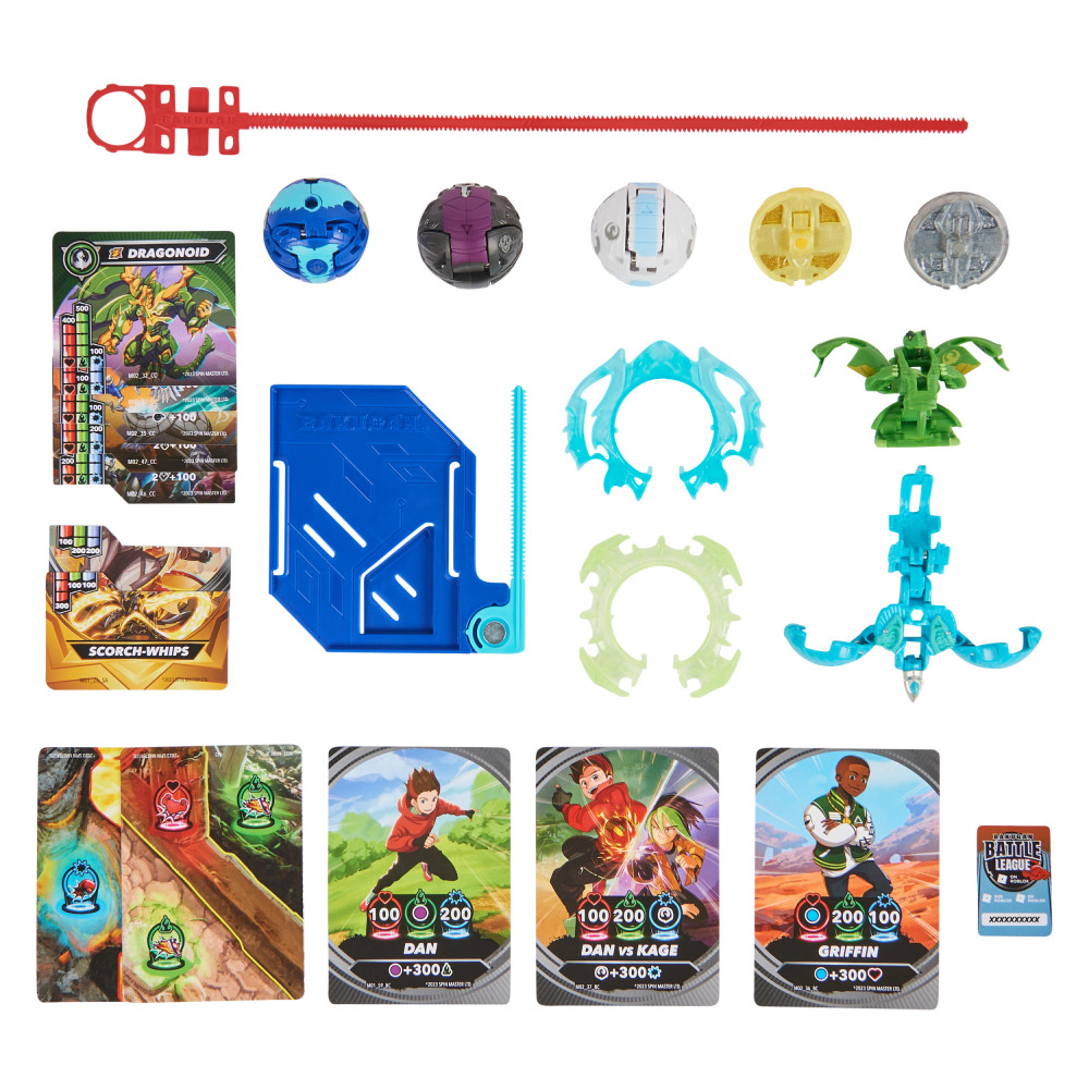 Bakugan Battle 5-Pack, Special Attack Ventri, Dragonoid, Bruiser, Trox ...