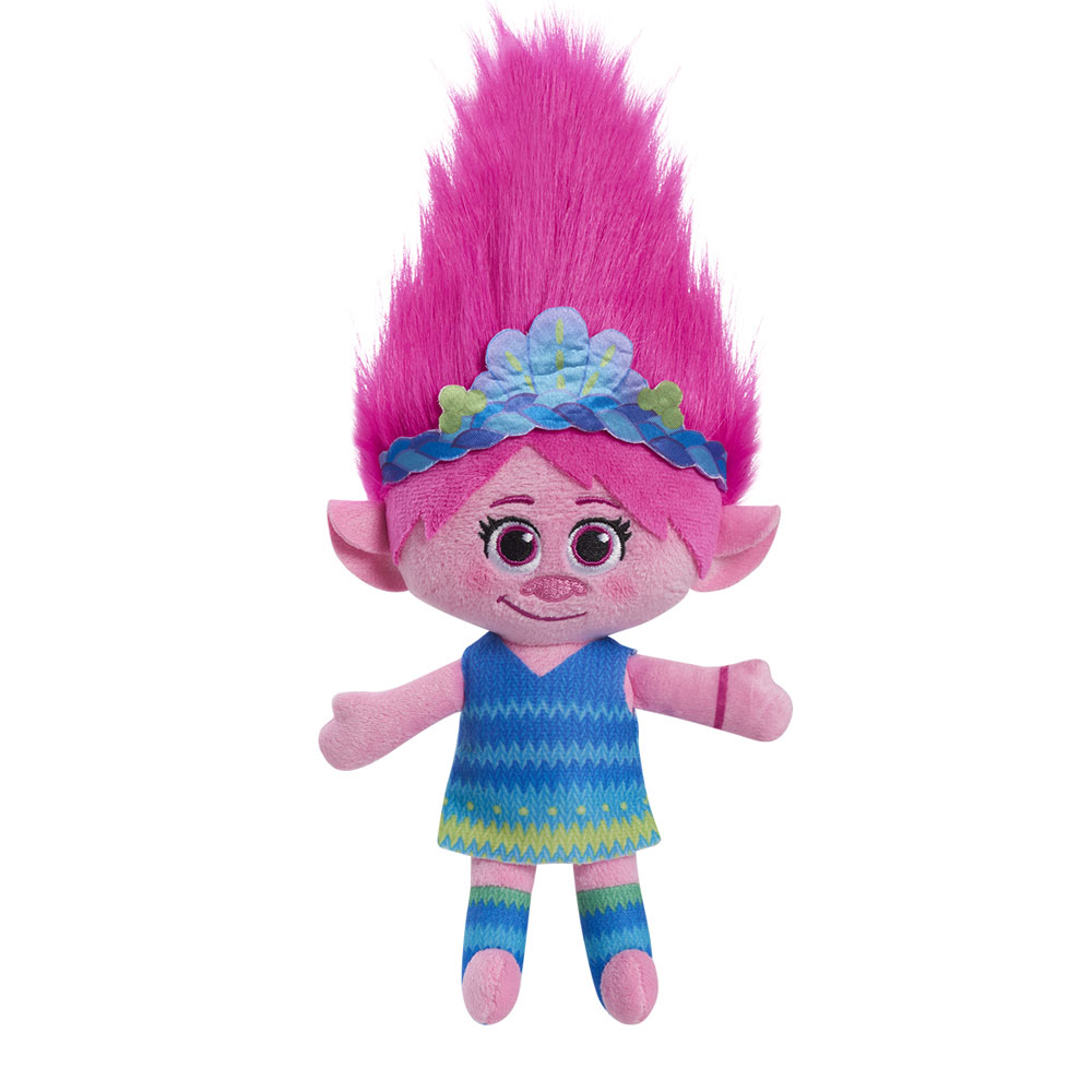 DreamWorks Trolls Band Together Small 8-inch Poppy Plushie, Pink | Toys ...