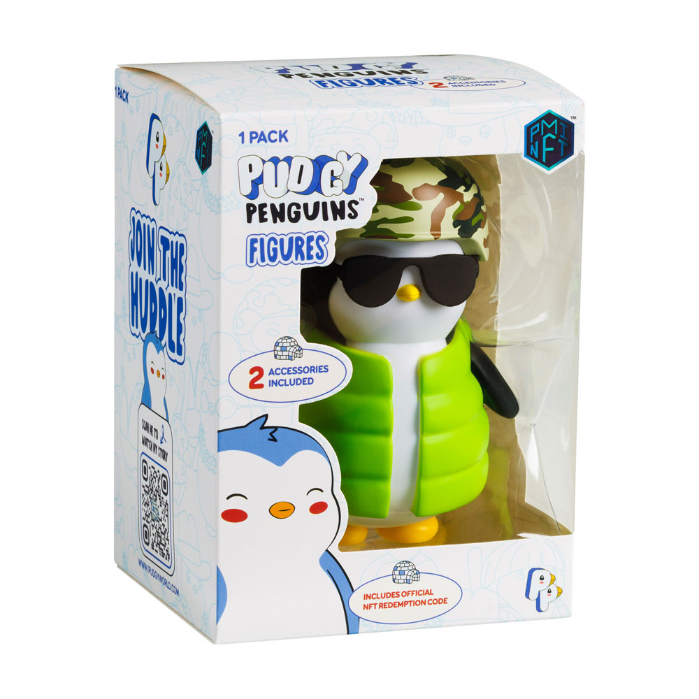 Pudgy Penguins Figures 1 pack window box - Lime Green Coat | Toys R Us ...