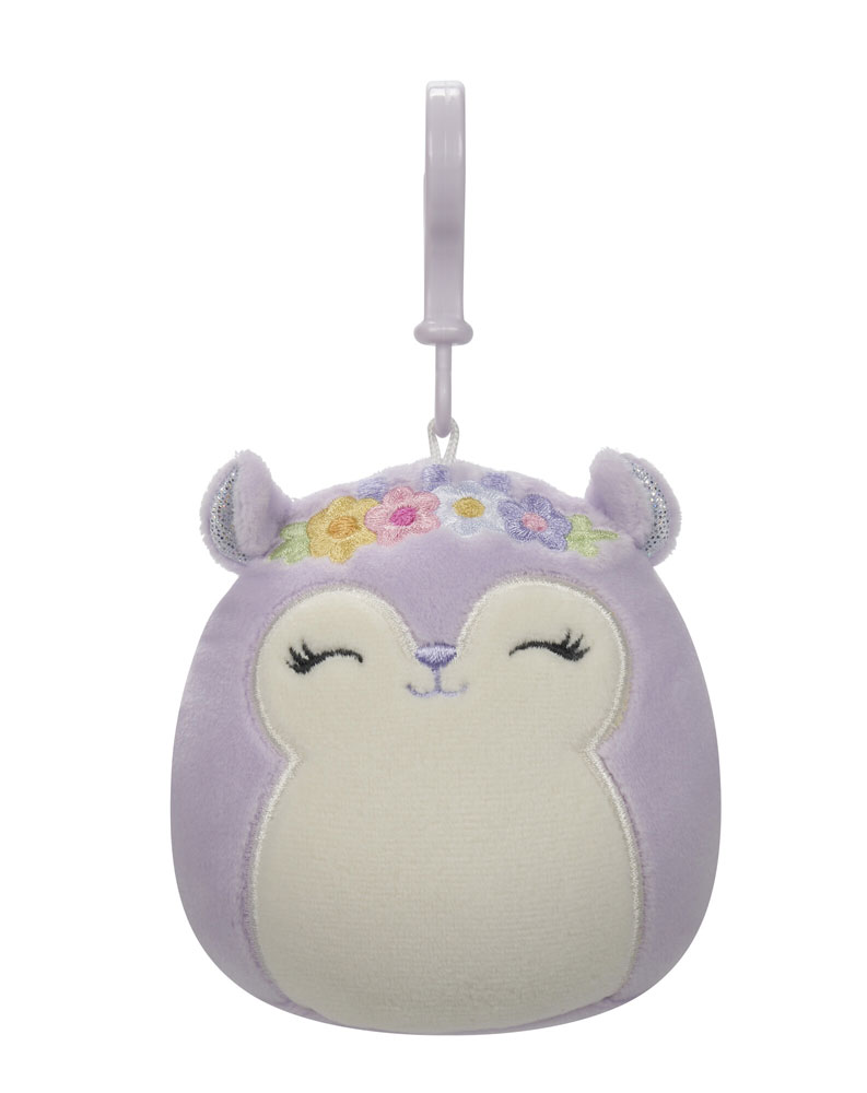 Squishmallows 3.5" Easter Clip-On - Sydnee Purple Squirrel | Toys R Us ...