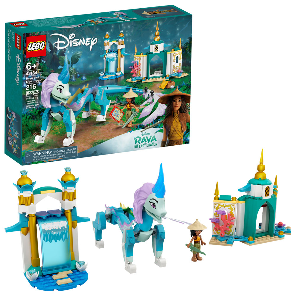 LEGO Disney's Raya and the Last Dragon Raya and Sisu Dragon 43184 (216 ...