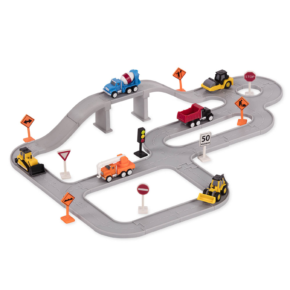 Driven, Construction Crew, Toy Construction Set with Miniature Vehicles ...