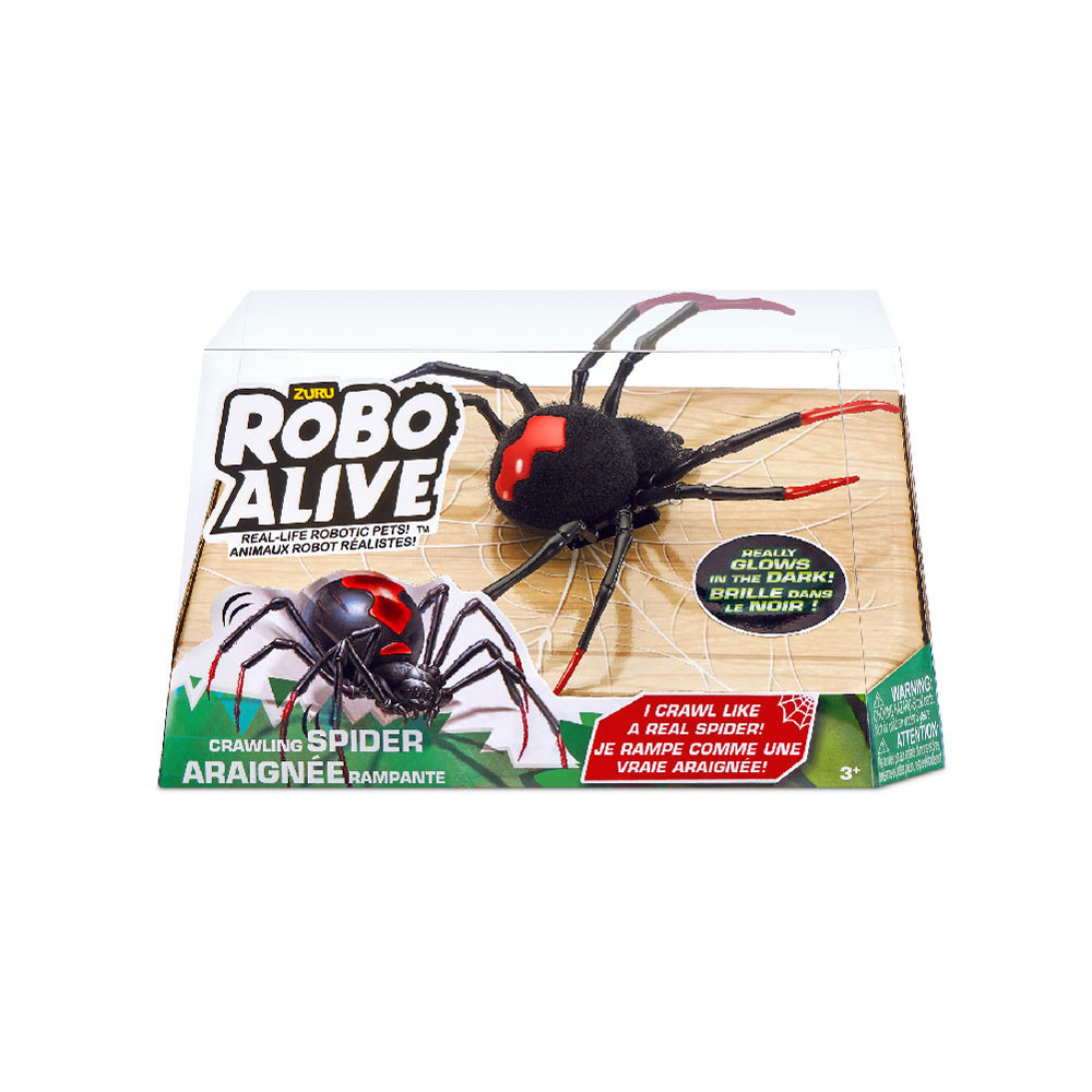 Robo Alive Crawling Spider Glow In the Dark Robotic Toy by ZURU | Toys ...