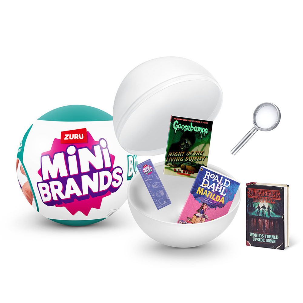 Mini Brands Books Capsule - 1 per order, colour may vary (Each sold ...