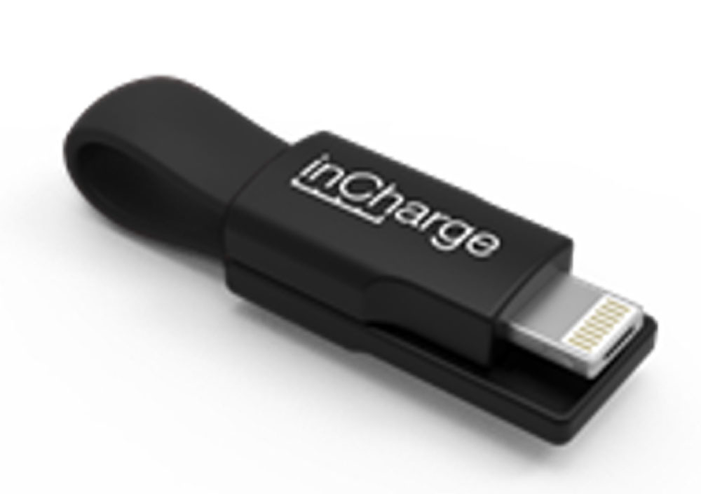 inCharge Universal Keyring Cable - 2 in1 Lightning and MicroUSB - Black ...