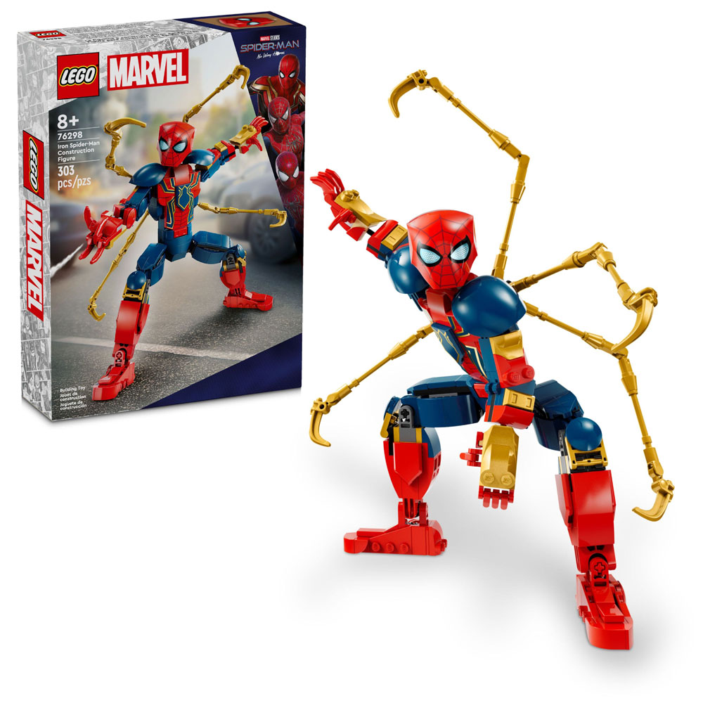 LEGO Marvel Iron Spider-Man Construction Figure Marvel Toy 76298 | Toys ...