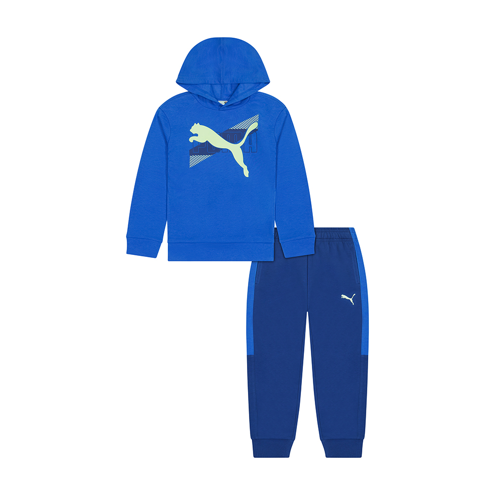 PUMA - Pullover Hoodie & Jogger Set Victoria Blue 6 | Babies R Us Canada