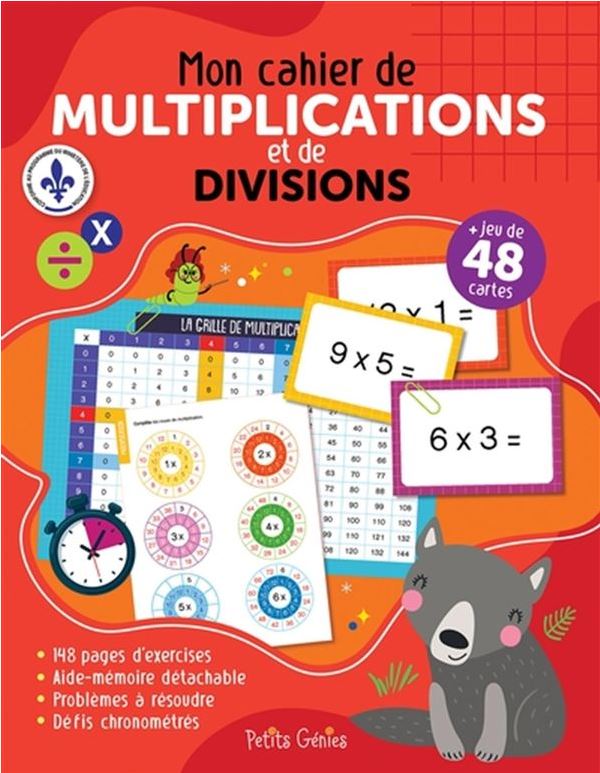 Mon Cahier De Multiplications Et De Divisions | Toys R Us Canada