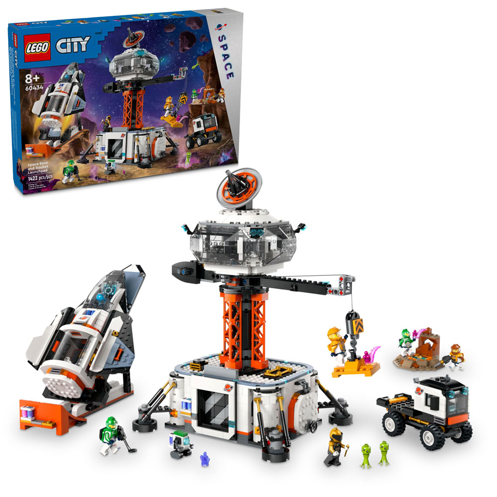 LEGO City Space Base and Rocket Launchpad Set 60434 | Toys R Us Canada