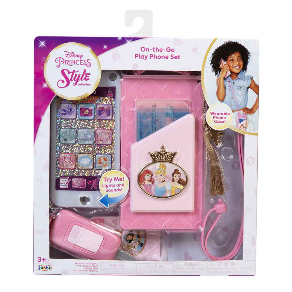 Disney Princess Style Collection On-the-Go Play Phone Set - English ...