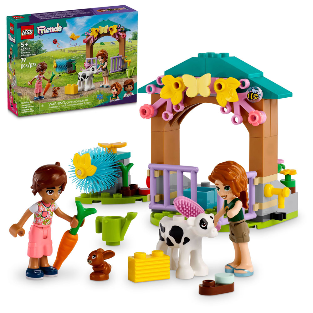 LEGO Friends Autumn's Baby Cow Shed Farm Animal Toy 42607 | Toys R Us ...