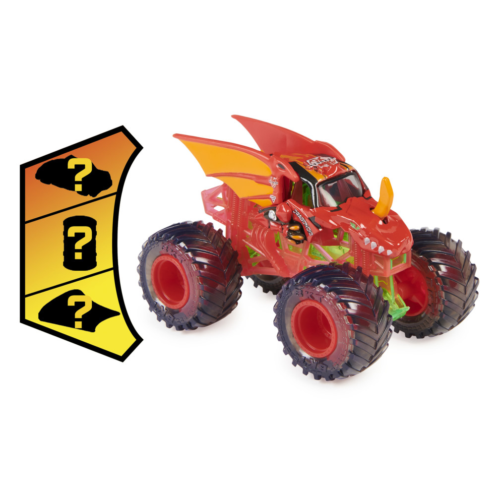 Monster Jam, Official Bakugan Dragonoid Monster Truck, Die-Cast Vehicle ...
