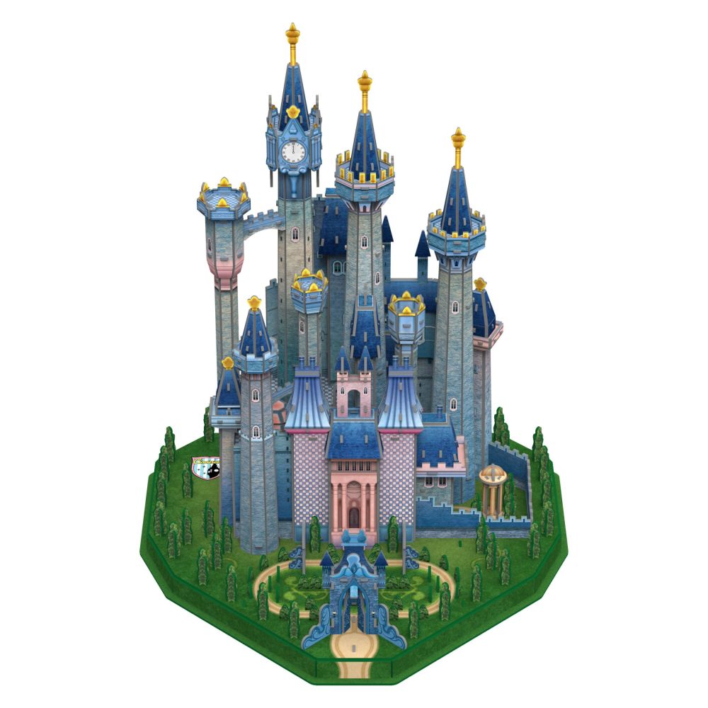 4D Build, Disney Princess Cinderella's Castle Paper 3D Puzzle Paper ...