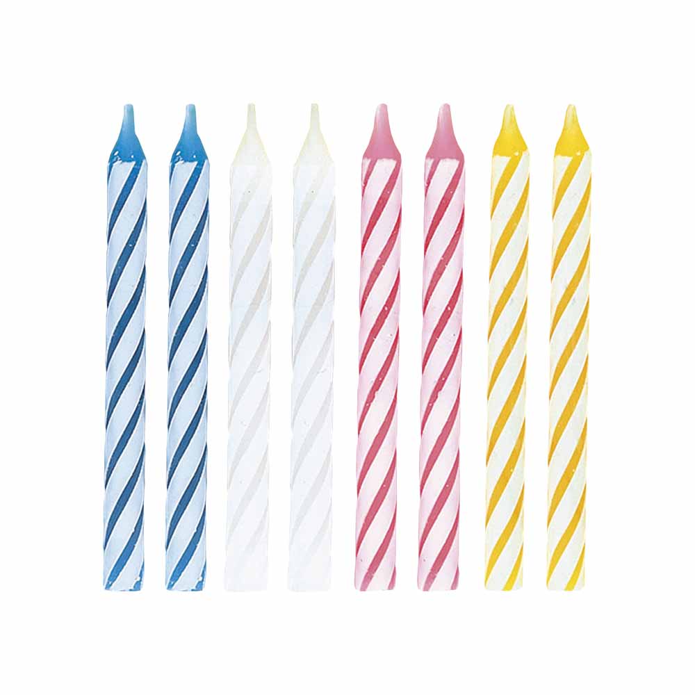 Multicolor Spiral Birthday Candles, 24 pieces | Toys R Us Canada