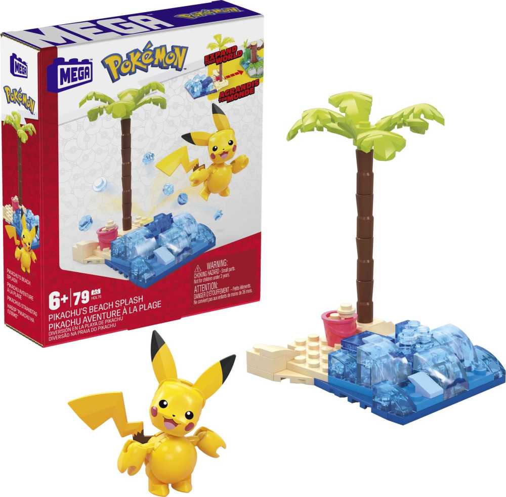Mega Pokemon Pikachu's Beach Splash | Toys R Us Canada