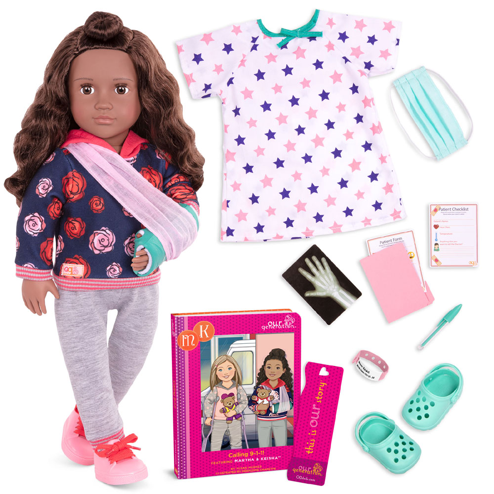 Our Generation - Deluxe Doll Keisha W/Cast | Toys R Us Canada