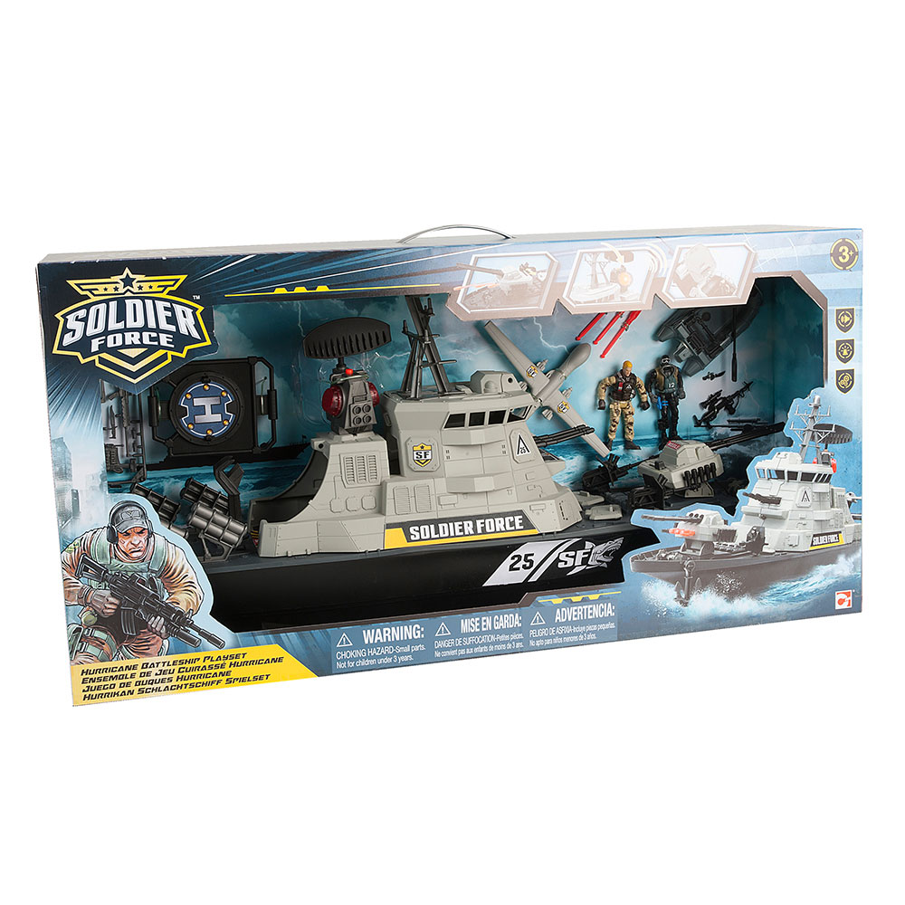 Soldier Force Hurricane Battleship Playset - R Exclusive | Toys R Us Canada