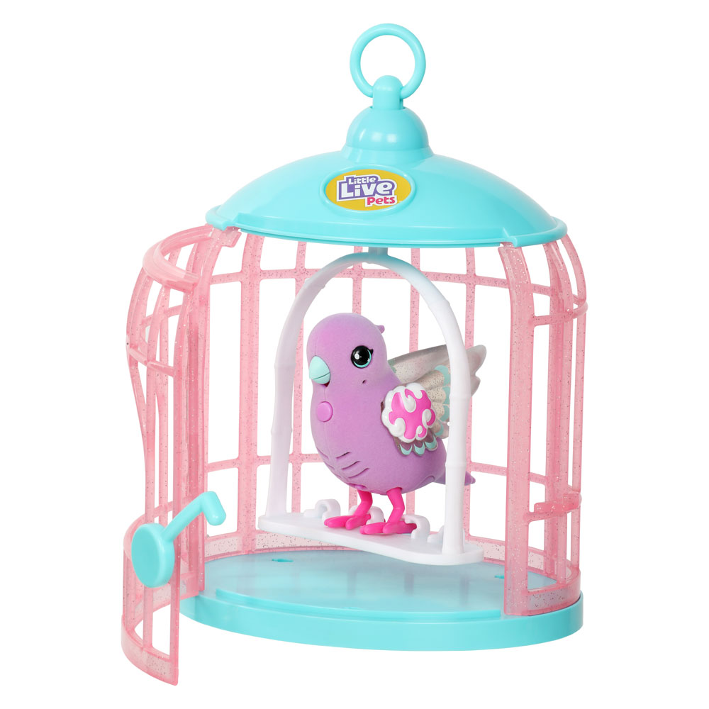 Little Live Pets Lil' Bird Bird and Cage Polly Pearl | Toys R Us Canada