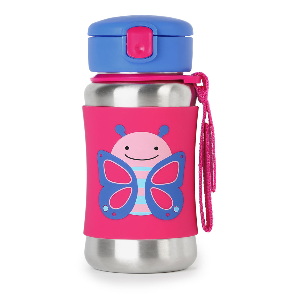 Skip Hop - Zoo Stainless Steel Bottle- Butterfly | Toys R Us Canada