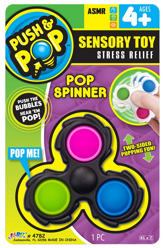 Push and Pop Sensory Toy Pop Spinner - English Edition | Toys R Us Canada