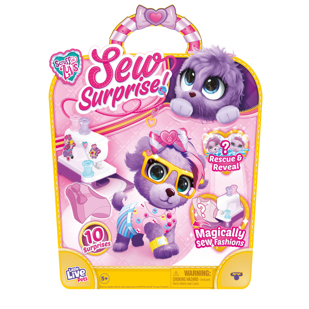 Little Live Scruff-A-Luvs Sew Surprise Playset Purple | Toys R Us Canada