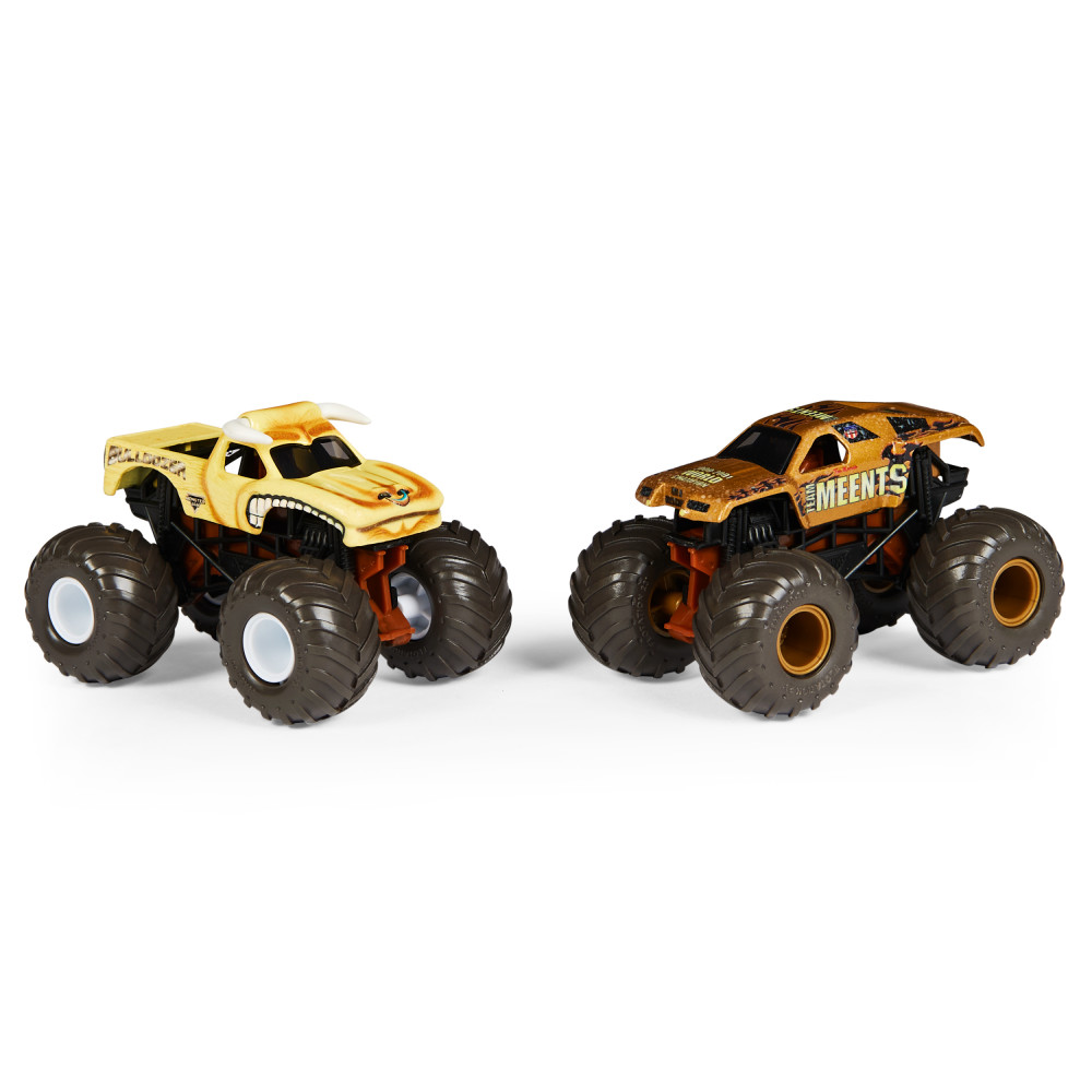 Monster Jam, Official Bulldozer vs. Team Meents Color-Changing Die-Cast ...