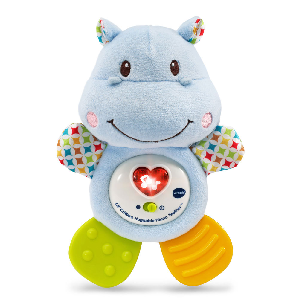 Lil' Critters Huggable Hippo Teether - English Edition | Babies R Us Canada