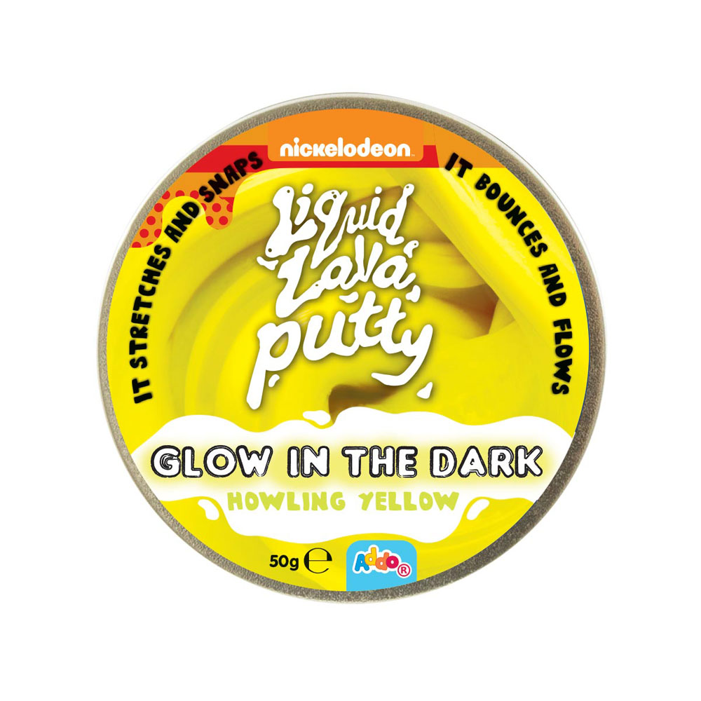 Nickelodeon Liquid Lava Putty Glow In The Dark Howling Yellow - R ...