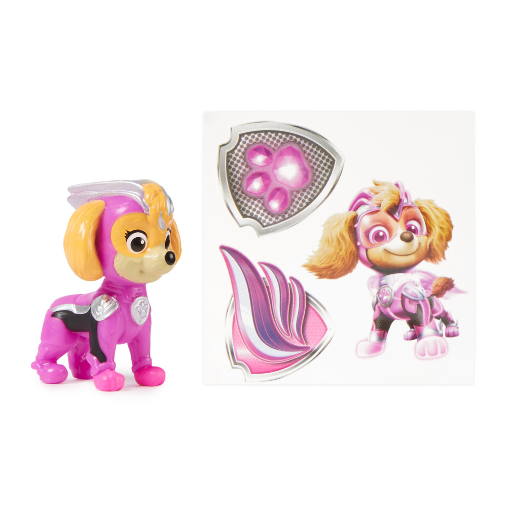 PAW Patrol: The Mighty Movie, Pup Squad Figures, Mighty Pups Skye ...